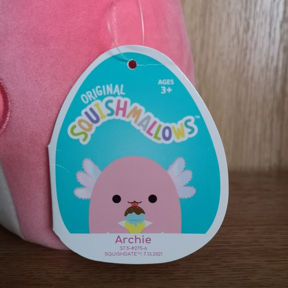 Squishmallows | Toys | 75 Archie With Icecream Axolotl Squishmallow ...